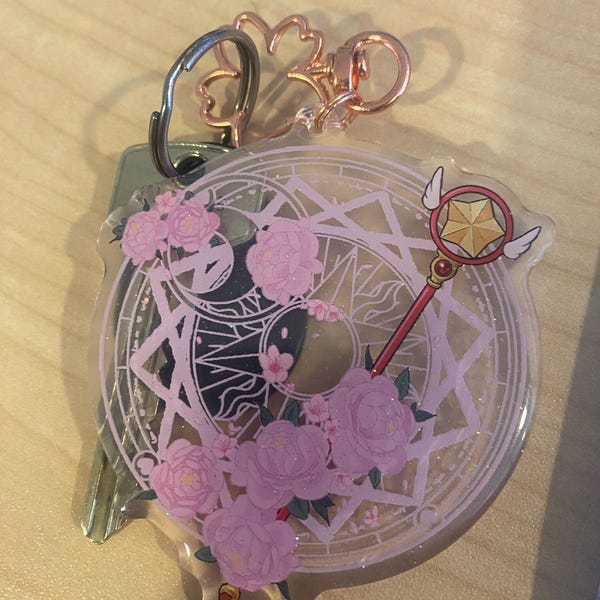 Cardcaptor Sakura Keychain - Etsy