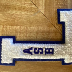 Custom / Personalized Chenille Varsity CAPTAIN Patch Personalized in ...