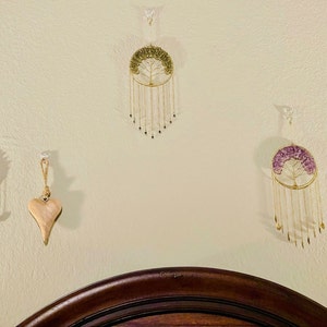 Traumfänger, Sonnenfänger Baum Des Lebens Mit Echten Edelsteinen, Wandbehang HEILSTEIN S01 - Etsy