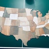 Rustic USA Map, Travel Gift, United States Travel Map, Wall Art, DIY ...
