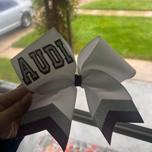 Custom Cheer Bow in Your Team Colors, Great Gameday Cheer Bow ...