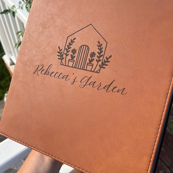 Airbnb Welcome Binder, 3-ring Leather Binder, Custom Engraved Binder ...