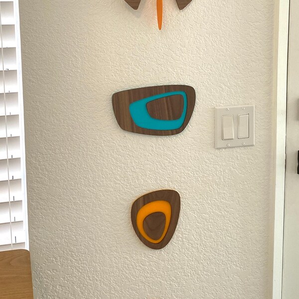 MCM Shapes Wall Art Set, Mid-century Modern, MCM, Mcm Art, Mid-century ...