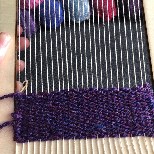 Weaving Loom Kit. Small Rectangular Lap Loom. Learn to Frame Weave ...