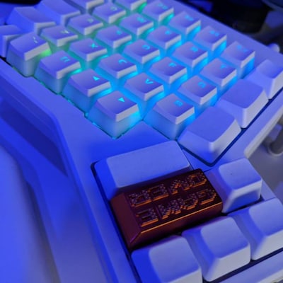 GAME OVER Pixel Keyboard Keycaps Metal Cherry Mx Keycap Backplace 2x ...