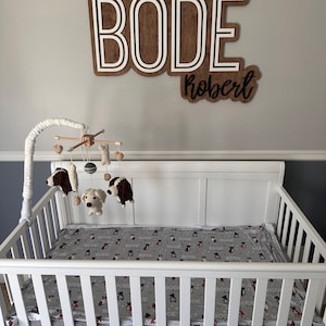 Large Custom Wood Name Sign, Nursery Name Sign, Boho Girl Name Sign ...