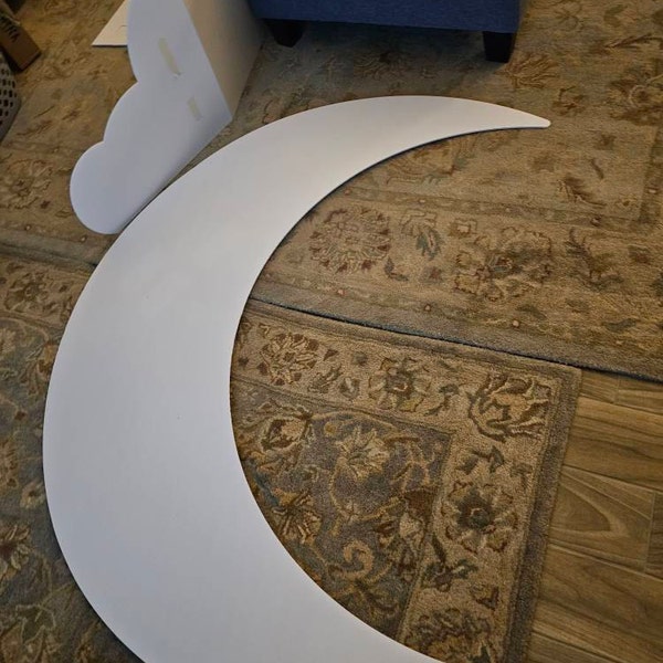 Moon Backdrop Moon Cutout Decorations, Outerspace Themed Birthday Moon ...