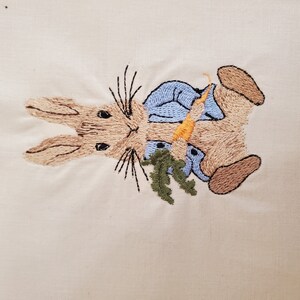 Easter Bunny Embroidery Design Peter Rabbit Machine Embroidery Design 2 ...