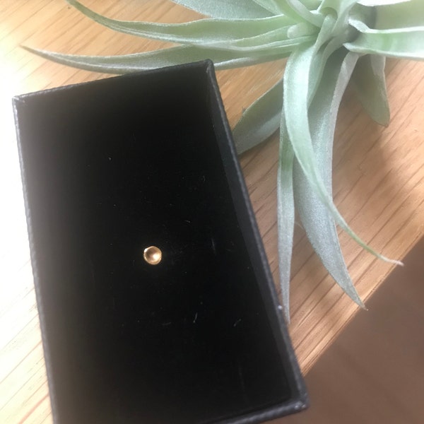 24K Gold Nose Studs -3 Mm 24k Gold Nose Jewelry -solid Gold Nose ...