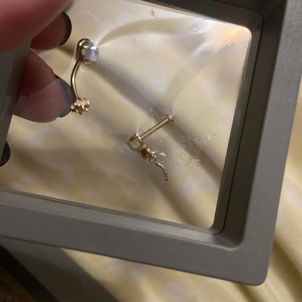 14K Solid Gold Natural Opal Sun Shape Stud/half Sun Cartilage Helix ...