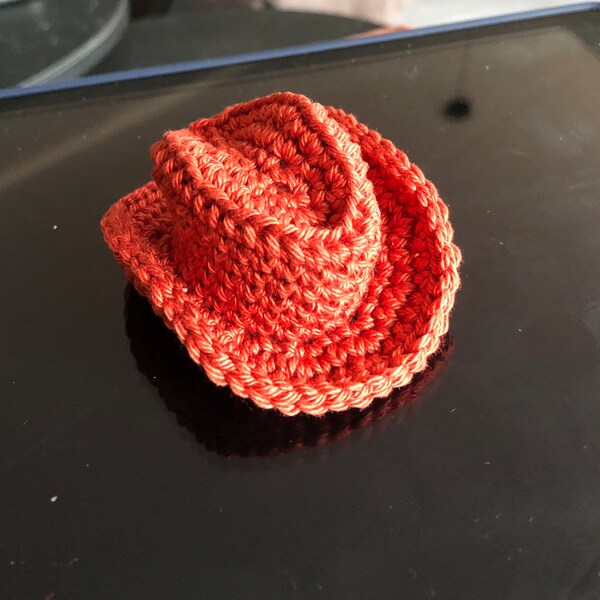 Mini Cowboy Hat - PDF Crochet Pattern INSTANT DOWNLOAD - Etsy