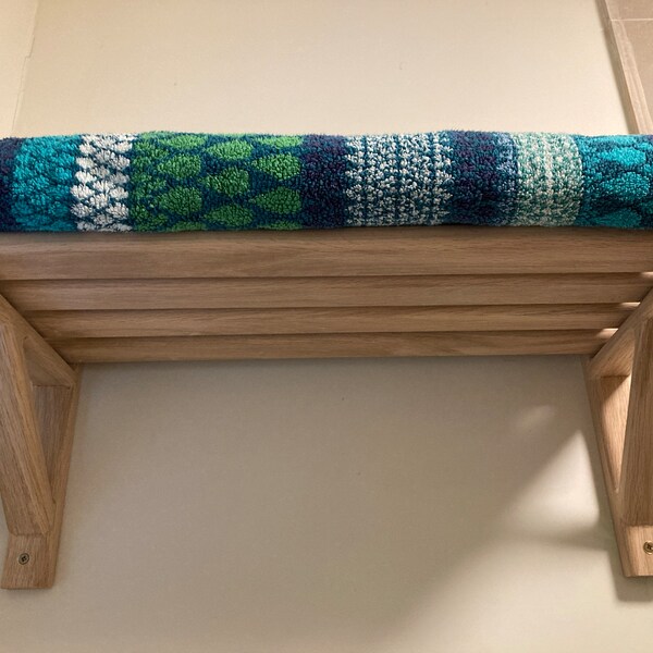 Rectangular Plant Stool, Farmhouse Stand, 4 Leg Wooden Stool, Small ...