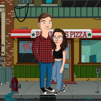 Custom Family Portrait With Car: A Unique Gift for Car Lovers - Etsy