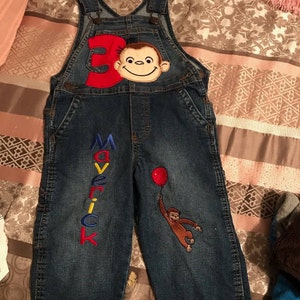 Baby Mickey Mouse Personalized First Birthday Overalls or - Etsy