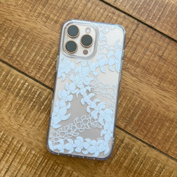 Puakenikeni Lei (pinky Periwinkle) iPhone 11 12 13 14 15 16 Pro Max ...