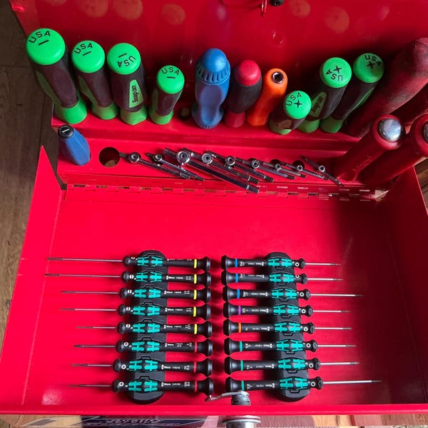 30-slot Wall Mounted Magnetic Rack for WIHA Precision Screwdrivers - Etsy