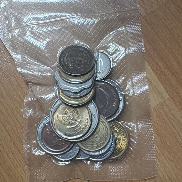 Old Exotic World Coins Bulk Lot World Money From a Big Pile, Various ...
