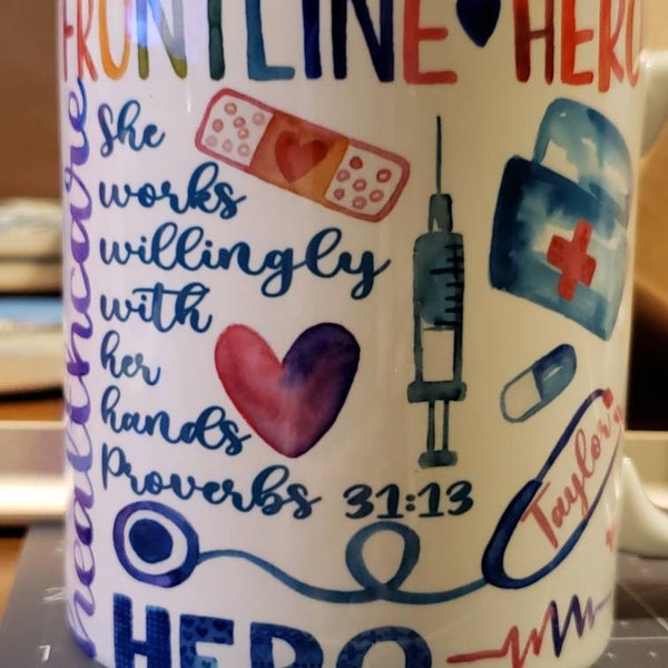 Nurse Doctor Sublimation PNG Watercolor Design, Clipart, Lettering ...