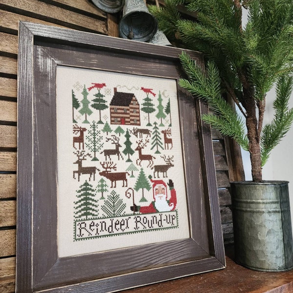 Distressed Farmhouse Stacked Frame, 8x10 Frame, Rustic Picture Frame ...