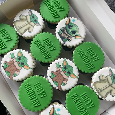Cupcake Toppers Personalised Edible Icing Discs 2 50mm, 1.5 38mm Pre ...