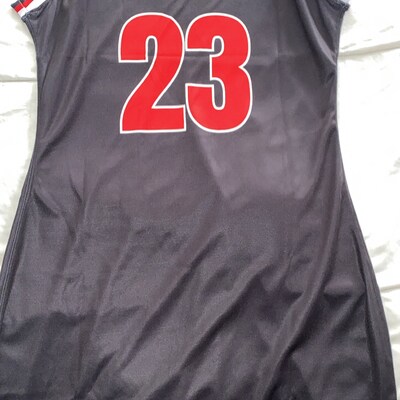 Custom Name Number Jersey Dress, Women Basketball Jersey Dress, Ladies ...