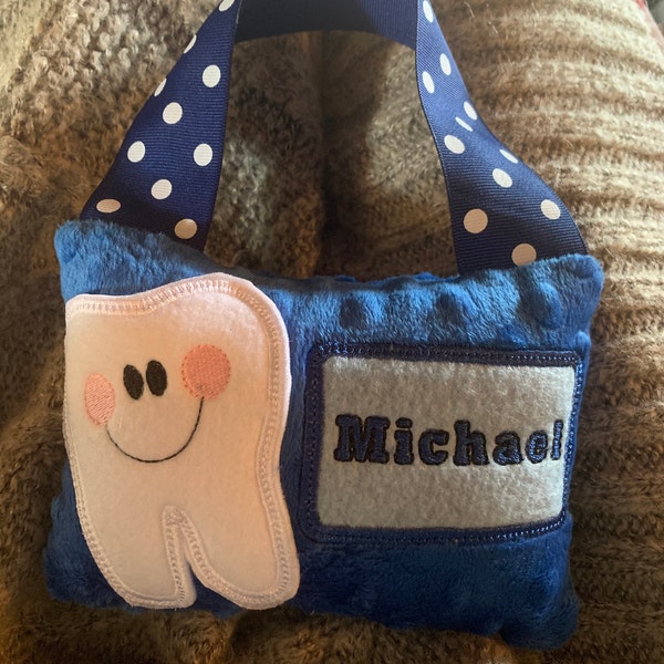 Plush Tooth Fairy Pillow , Tooth Pocket , Tooth Fairy Door Hanger ...