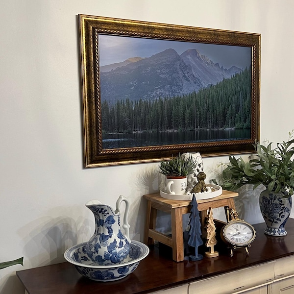 Samsung Frame Tv Bezel, Antique Bronze Frame , Gold Tv Frame，frame TV ...