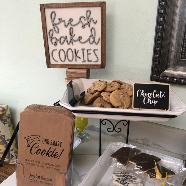 Graduation Cookie Bag, Graduation Favor Bags, Class of 2024, Cookie Bag ...