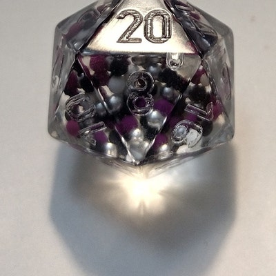 Full Core, Liquid Core D20, Crushed Opal - Etsy