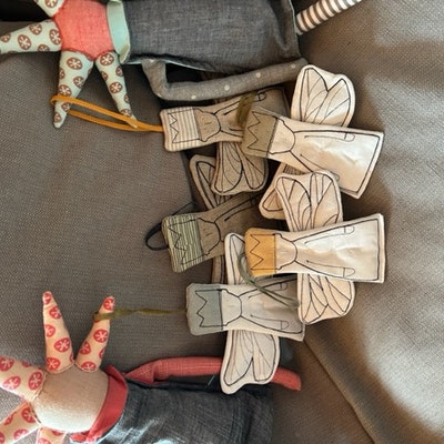 Rag Doll, Modern Nursery Décor, Textile Doll, Handmade Bird, Art Doll ...