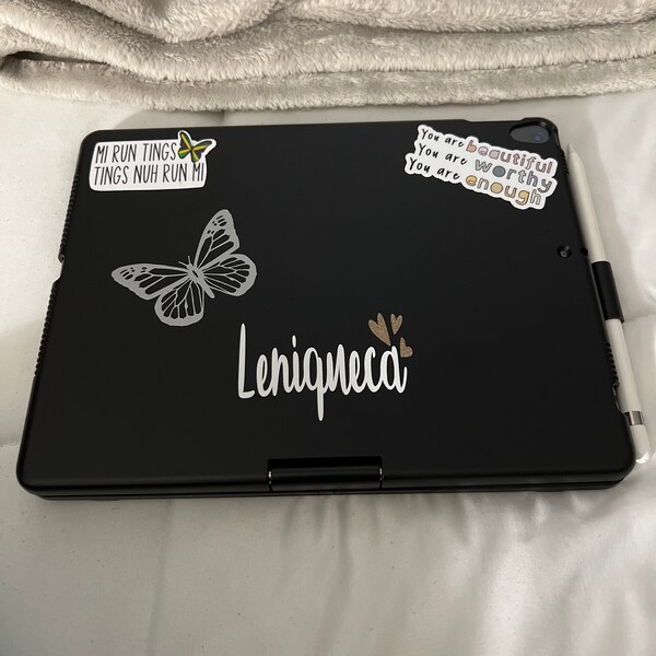 Laptop Stickers | Laptop Decal | Computer Decal | Name Laptop Decal ...