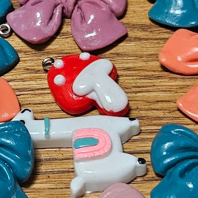 2pc, 9pc or 10pc Easter Egg Charms easter Egg Earrings easter Candy ...