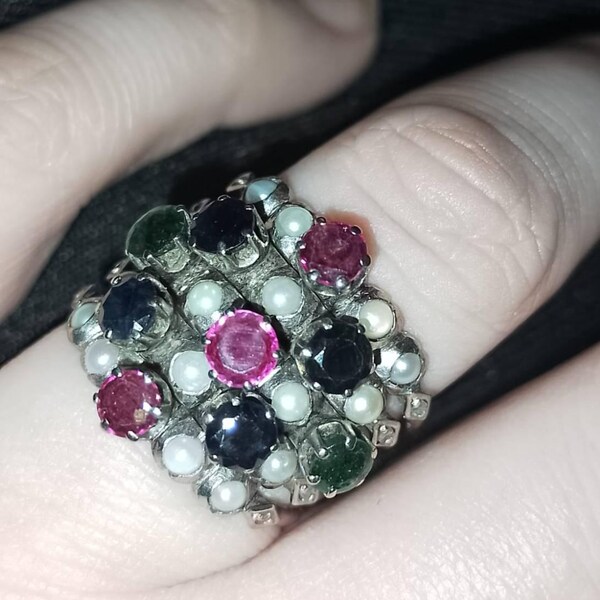 Antique Provencal Silver Gold Diamonds Cross Butterfly Pin Brooch Late ...