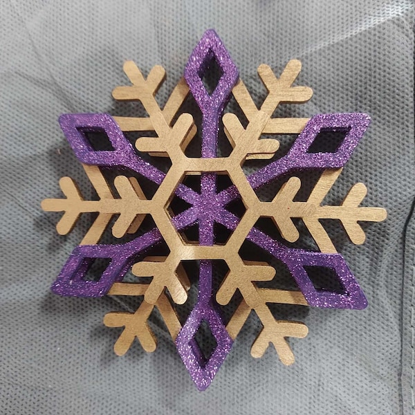 C243-snowflake Set- Scroll Saw Pattern (pdf, Dxf, Svg, Eps) - Etsy