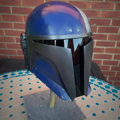 Heavy Mandalorian Helmet the Juggernaut Paz Vizsla Helmet 3D Print File ...