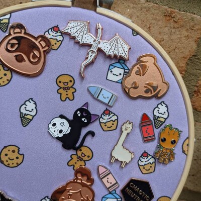 Cute Mini Crayon Enamel Pin Set. 3 Crayon Enamel Pin Set. Artist Crayon ...