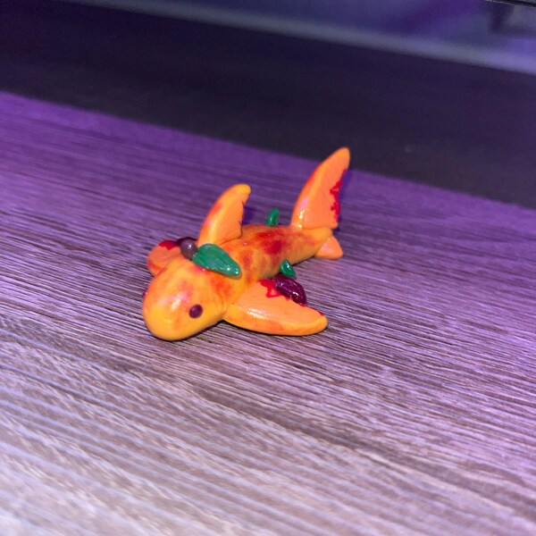 Apple Shark Handmade Figurine - Etsy