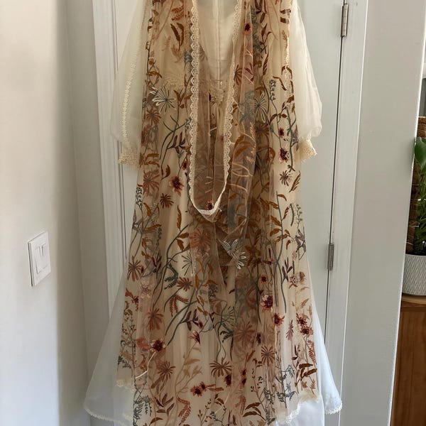 Gold Glitter Star Cape Veil,celestial Wedding Cape,bridal Cape Stars ...