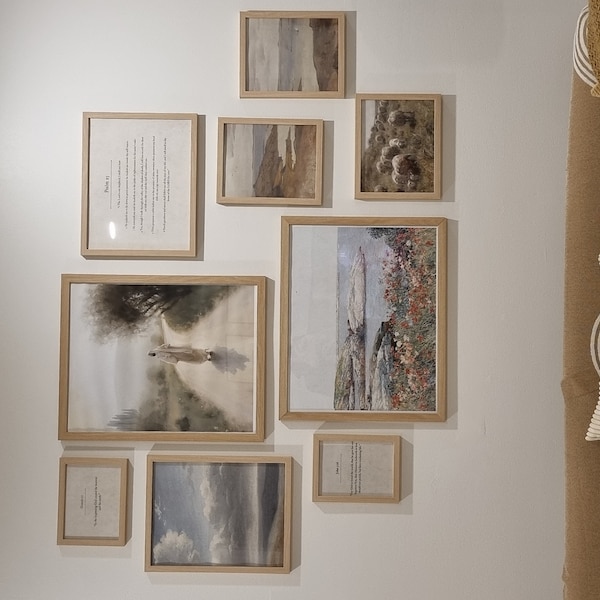 Christian Gallery / Set of 6 / Psalms 23 Scripture / Bible Verse Wall ...