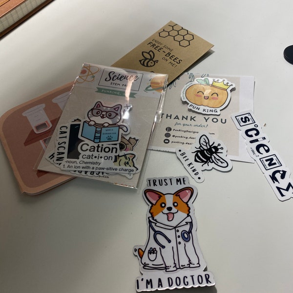 Make Your Own: STEM Sticker Pack | Science, Medical, Chemistry, Nursing ...