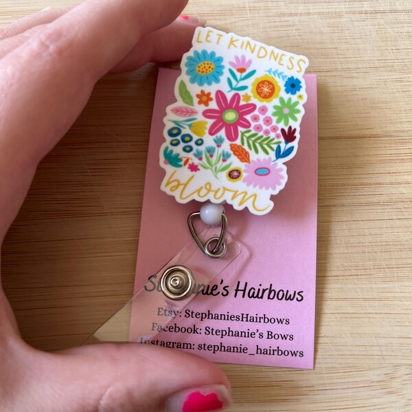 Healing Badge Reel, Id Holder, Encouraging Badge Reel, Badge Reel ...