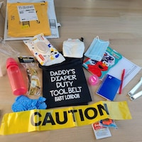 Daddy Diaper Duty Tool Belt New Dad Gift Baby Shower Dad Survival Kit ...