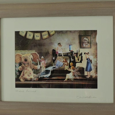 Fairy Art Print Bedtime Story Print Mounted or Unmounted Canvas on ...