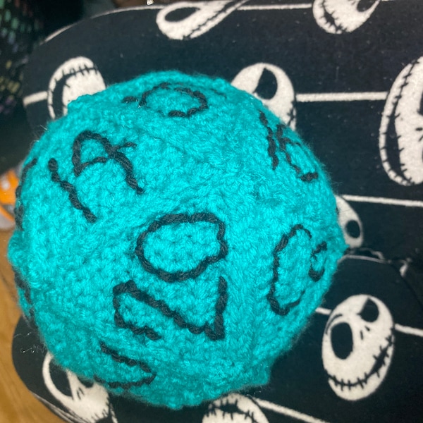 D20 (20 Sided Die) Digital Crochet Pattern ONLY |amigurumi Crochet ...