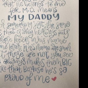 My Daddy MD Poem - DIGITAL DOWNLOAD - Medicine Doctor Dad Father ...