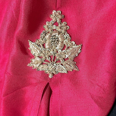 9 Yards Colorful Narrow Zari Embroidered Sequin Scallop Lace, Indian Sari Dupatta Ribbon Trim ...