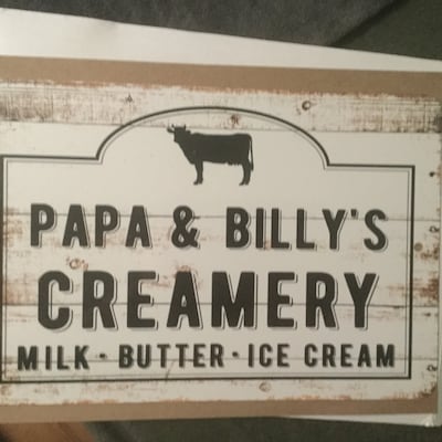 Personalized Creamery Sign Milk Butter Ice Cream 8 X 12 Metal - Etsy
