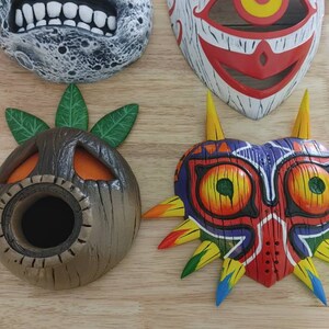 Legend of Zelda Deku Mask Wood Grain NEW MODEL V2.0 Deku - Etsy