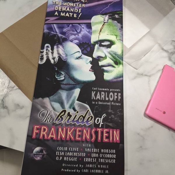 3 SIZES Bride of Frankenstein 1935 Movie Poster Classic Horror Mondo ...