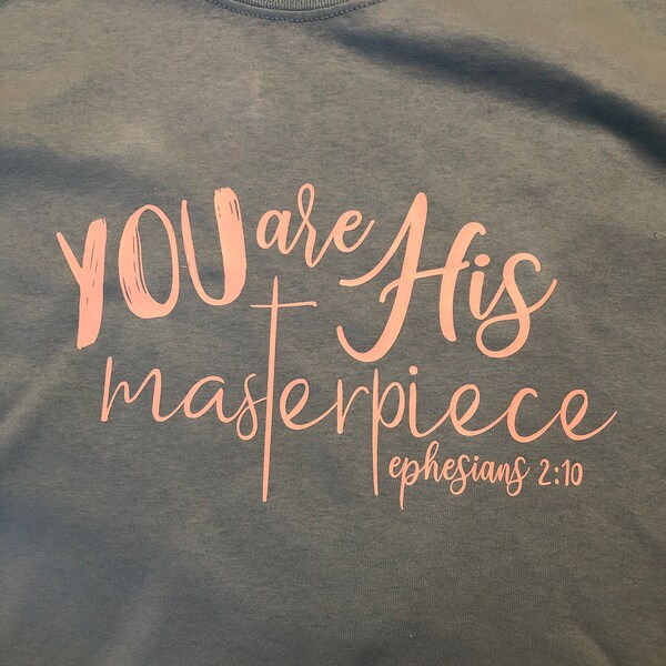 You Are His Masterpiece Svg, Bible Verse Svg Files, Ephesians 2 10 ...